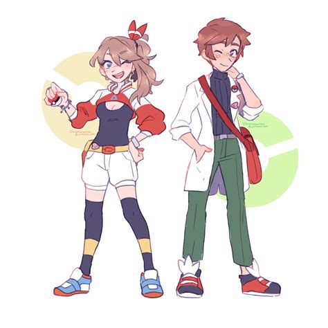 May Brendan And Luvdisc Pokemon And 1 More Drawn By Jess
