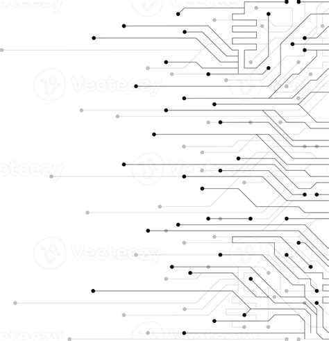 Hardware Communication Concept Circuit Board Structure Science And Technology Design Vector