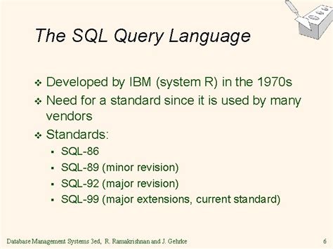 Database Management Systems Chapter 3 The Relational Model