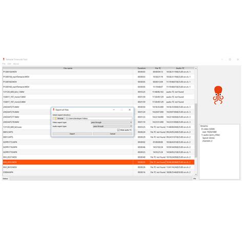 Tentacle Sync Timecode Tool Batch Timecode Converter For Windows