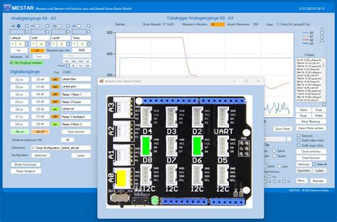 Mestar Datalogger Und Steuerung Mit Arduino Uno Rev 3 Und Groove