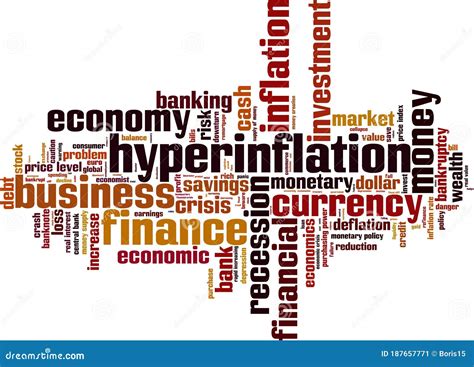 Hyperinflation Word Cloud Stock Vector Illustration Of Hyperinflation