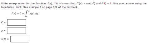 Solved The Error Function Erf X Is Defined By The
