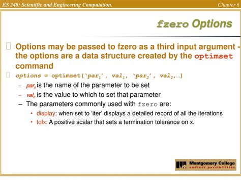 Ppt Root Finding Methods Newton Raphson Secant Matlabs Fzero