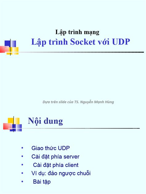 B06 Ltm Lap Trinh Socket Voi Udp Pdf