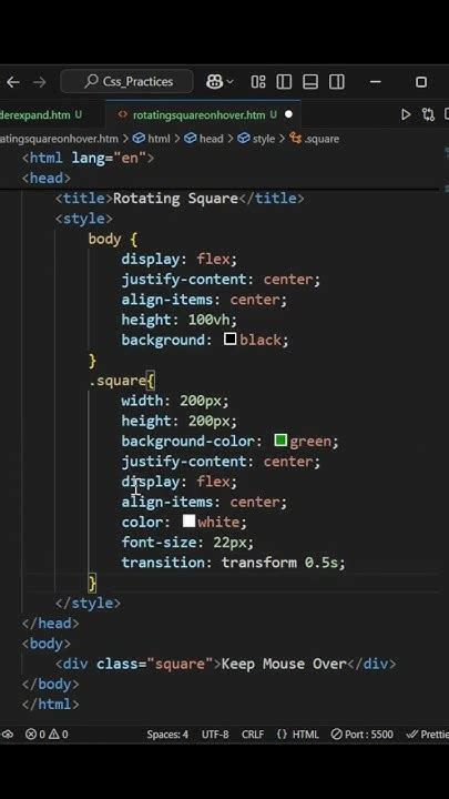 Rotating Square Css Animation Coding Cssanimation Css Animation Yt