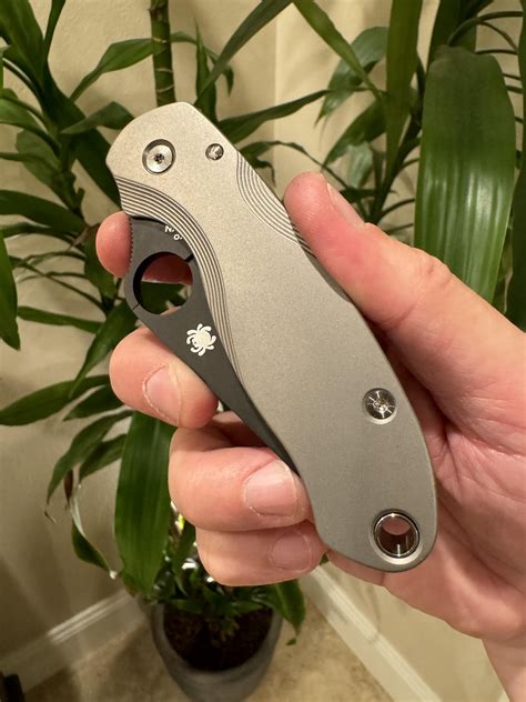 Spyderco Para3 Flytanium Ti Build Rknives