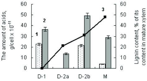 The Contents Of Ascorbic 1 And Dehydroascorbic 2 Acids And Lignin