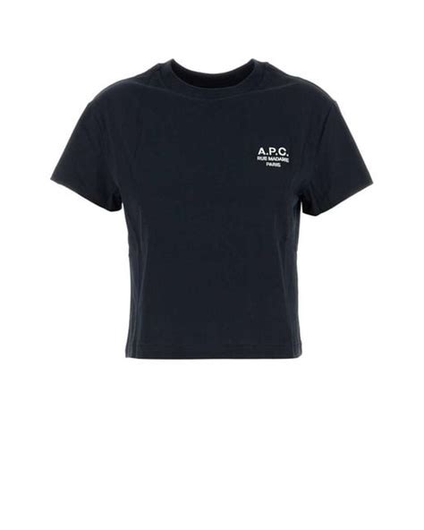 Apc T Shirt In Blue Lyst Uk