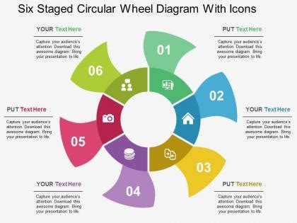 Circular Wheel Diagram Pieces Split Pie Chart Like Ppt Slides Presentation Diagrams Templates