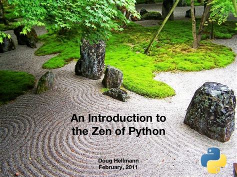 an introduction to the zen of python