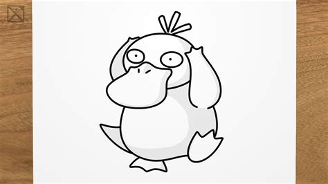 How To Draw A Psyduck Pokémon Step By Step Easy Youtube