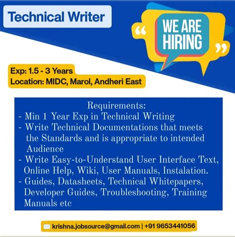 Krishna Joshi On Linkedin Hiringnow Technicalwriter