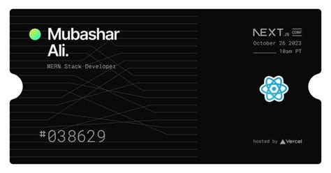 Mubashar Ali On Linkedin Join Mubashar Ali At Nextjs Conf