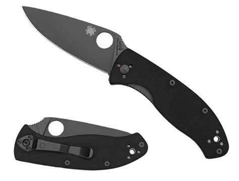 Spyderco Tenacious G 10 Combo Blk Texas Fowlers