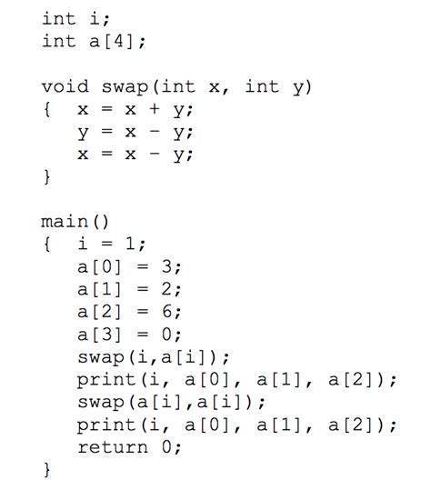 solved consider the following program written in c like