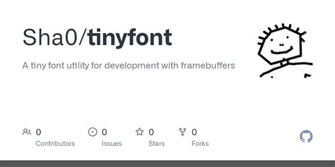 Github Sha0tinyfont A Tiny Font Utility For Development With
