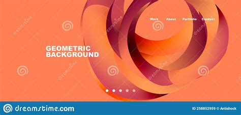 Geometric Abstract Background Template Stock Illustration Illustration Of Gradient Elements