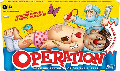 Hasbro Classic Operation Game72 Months Board Games Amazon Canada