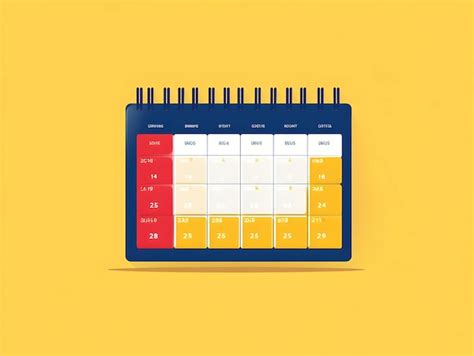 Elegant Flat Soft Gradient Calendar Design Modern Vector Illustration