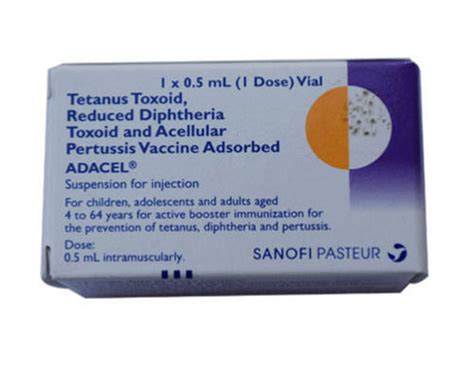 Tetanus Toxoid Reduced Diphtheria Toxoid And Acellular Pertussis Vaccine Adsorbed 1x0 5ml 1