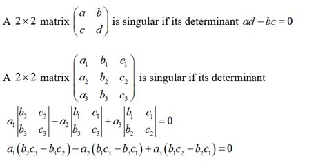 Answered Explain The Term Singular Matrix Bartleby