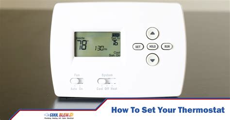 How To Set Your Thermostat