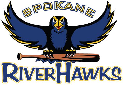 Spokane Riverhawks Logo Primary Logo West Coast League Wcl
