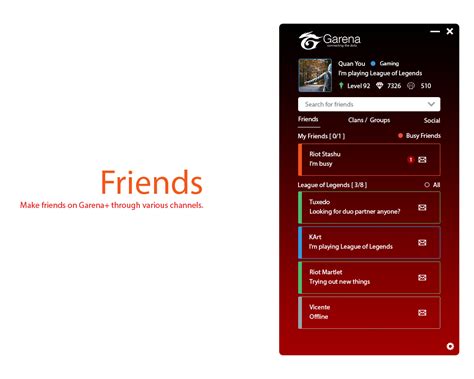 Garena Plus Redesign