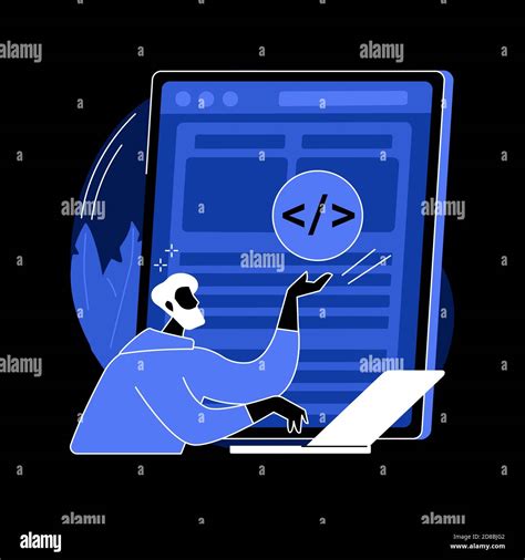 Single Page Application Abstract Concept Vector Illustration Stock Vector Image And Art Alamy