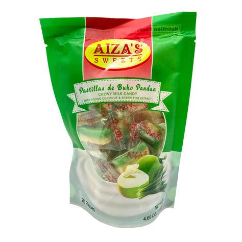 Aizas Pastillas De Buko Pandan 4 8oz Creamy Filipino Milk Candy