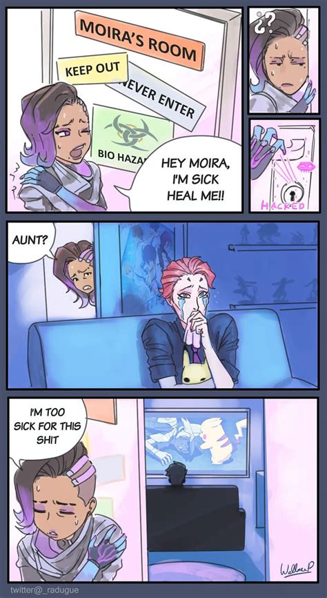 Weve All Been There Moira Overwatch Overwatch Funny Overwatch