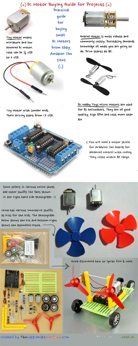 DC Motor Buying Guide For DIY Electronics Projects