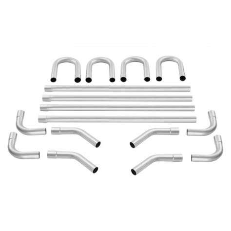 Diy Universal Exhaust Kit 16 Pieces Exhaust Pipe Kit With Slip Fit Joint Vevor Us