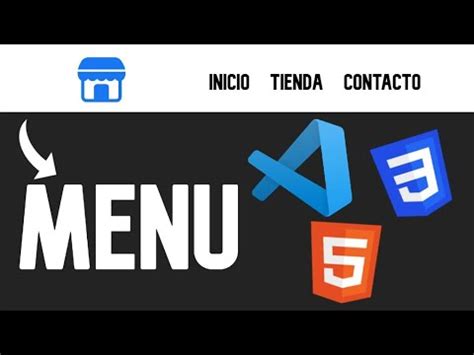 Como Hacer Un MENU En VISUAL STUDIO CODE YouTube