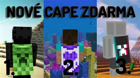 Minecraft CAPE ZDARMA TUTORIAL YouTube