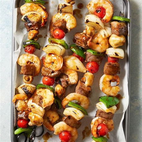 Steak And Shrimp Shish Kebab Recipe