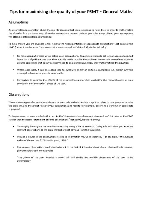 Psmt Tips Biology Mindmap 3 Tips For Maximising The Quality Of Your Psmt Tips Biology Mindmap 3 Tips For Maximising The Quality Of Your