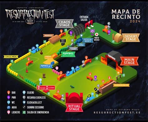 Resurrection Fest Completa El Cartel Y Muestra El Nuevo Mapa Del