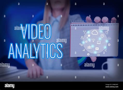 Text Sign Showing Video Analytics Conceptual Photo Analyzing Video To