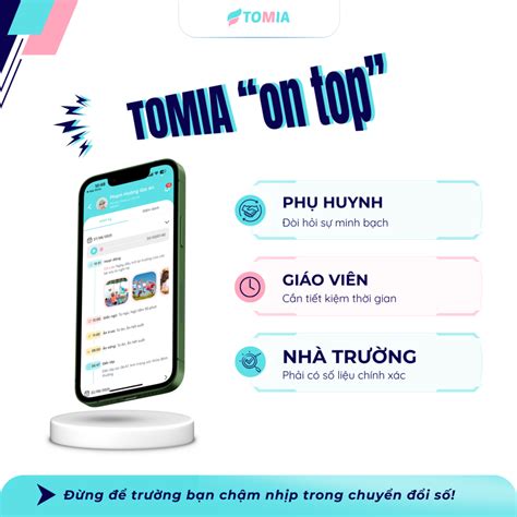 Tomia “on Top” Quản Lý Không “flop” Tomia Tiên Phong Ai Vì Giáo Dục Nhân Văn