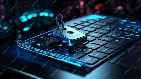 Premium Photo Press Enter Button On The Keyboard Computer Shield Cyber Key Lock Security