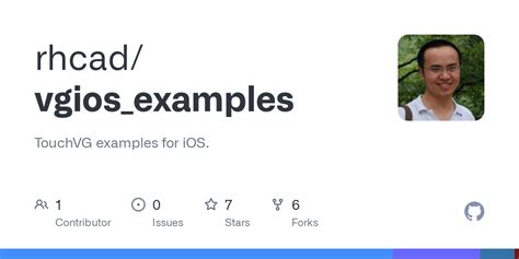 GitHub Rhcad Vgios Examples TouchVG Examples For IOS