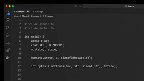 Basic Example Of C Function Stdminus