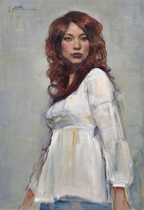 庞茂琨 城市少女之十一 拍卖成交价格及图片 芝麻开门收藏网