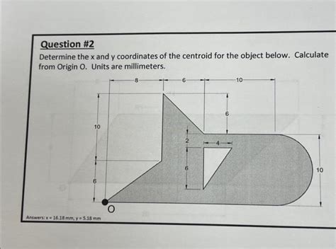 Solved Question Determine The X And Y Coordinates Of The Chegg
