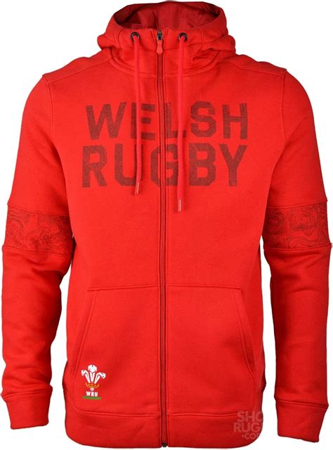 Under Armour Welsh Rugby Wru Mens Rival Club Full Zip Hoodie Amazon
