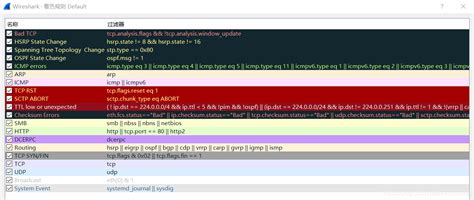wireshark网络封包分析工具介绍 过滤器表达式语法 wireshark过滤表达式 csdn博客