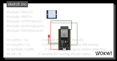 Pir Copy Wokwi Esp32 Stm32 Arduino Simulator