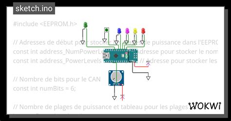 Projet 1 Diode Bouton Wokwi Esp32 Stm32 Arduino Simulator